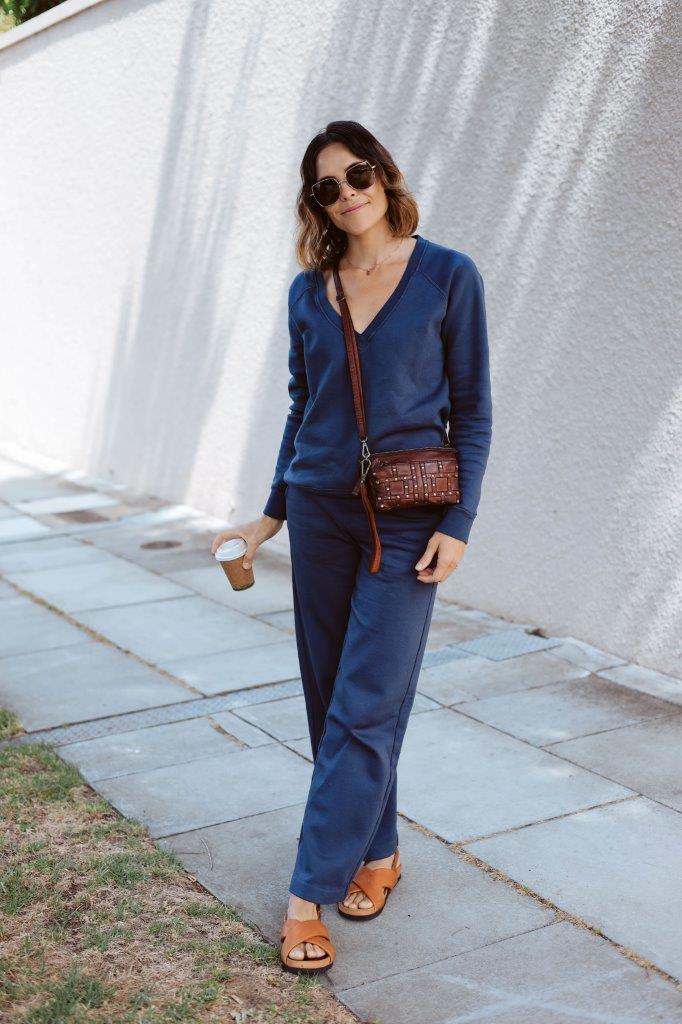 Como V Neck Fleece - Ash – Maya Melbourne